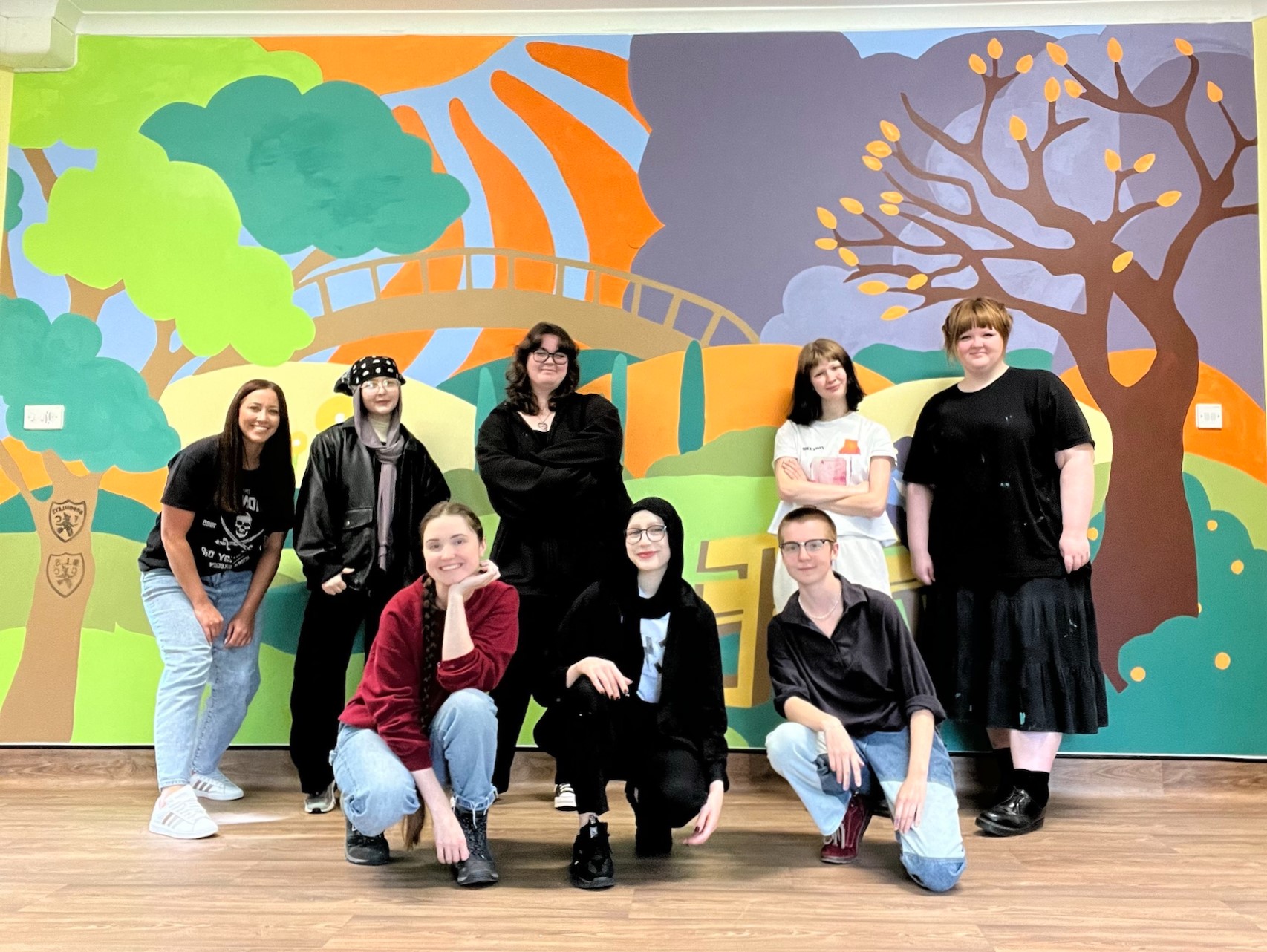 Leicester College students transform the Hawthorn Centre at Coalville ...